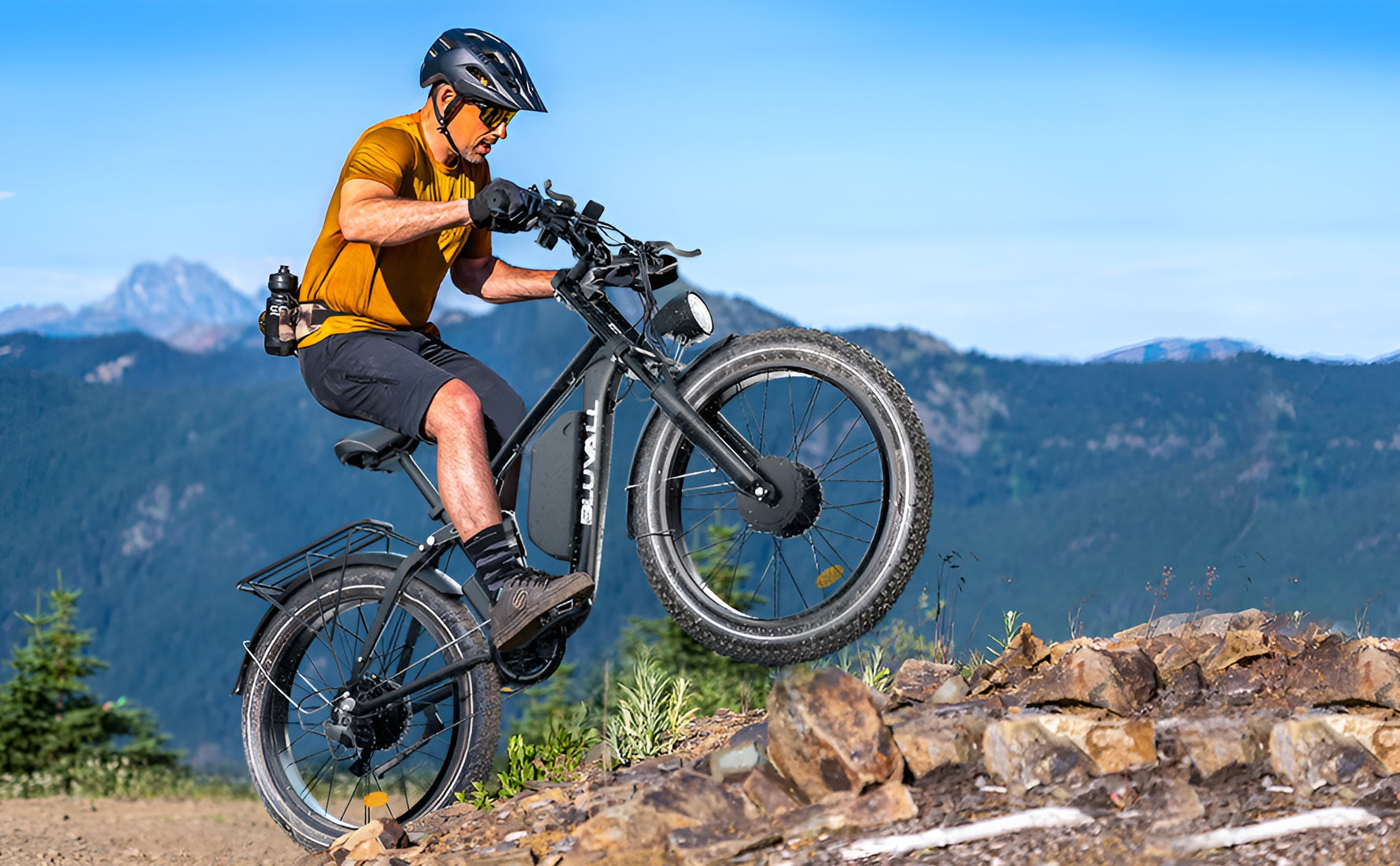 Bluvall V1 2000W Dual Motor ebike 80miles 35mph 165nm